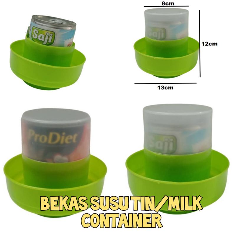 READY STOCK Bekas Susu Cair Pekat Tempat Simpan Susu Tin Makanan Kucing ...