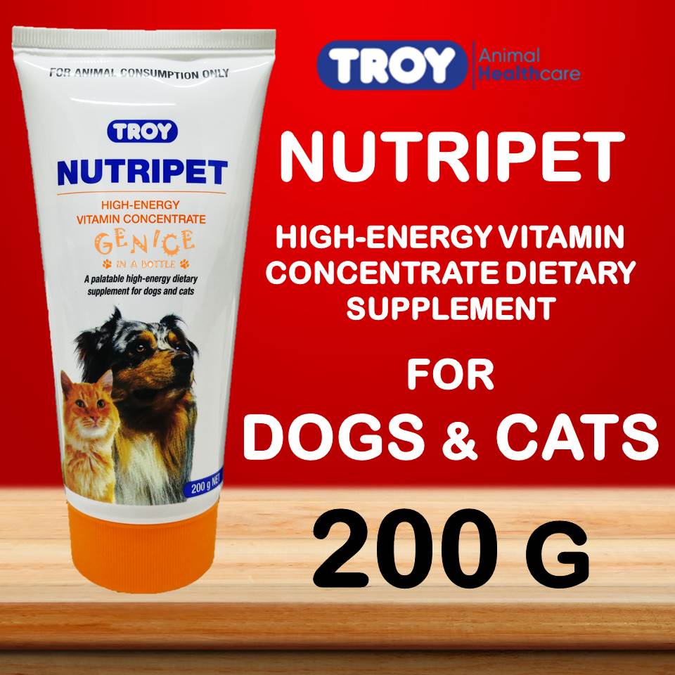 (EXP: 02/2026) TROY Nutripet High-Energy Vitamin Concentrate Paste/boost energy & vitamins ...