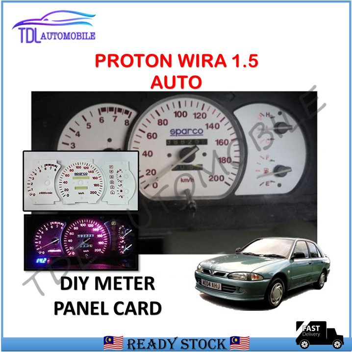 Wira 1.5 Auto Racing Sport Meter Panel (Random Color) | Shopee Malaysia