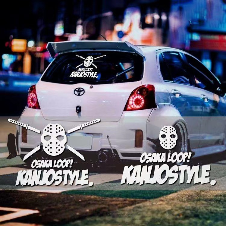 Check out Japan JDM Street Racing Rear Windshield Kanjo Style ...