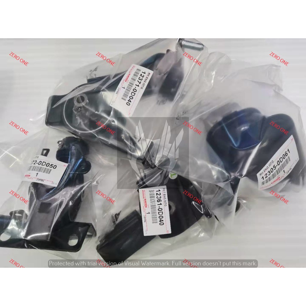 TOYOTA ALTIS ZZE12# ZZE142 ZRE142 ZRE143 ENGINE MOUNTING OEM THAILAND ...