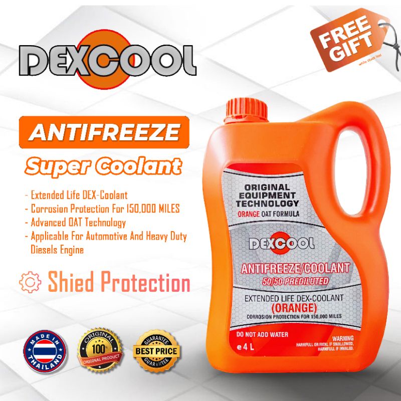 [Organic Acid Technology#Minimize Corrosion] DEXCOOL Orange 50/50 ...