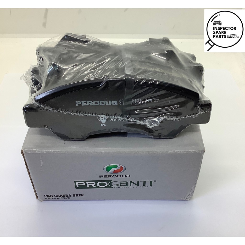 100% ORIGINAL PERODUA MYVI NEW 2018 YEAR FRONT BRAKE PAD SET 04465 ...