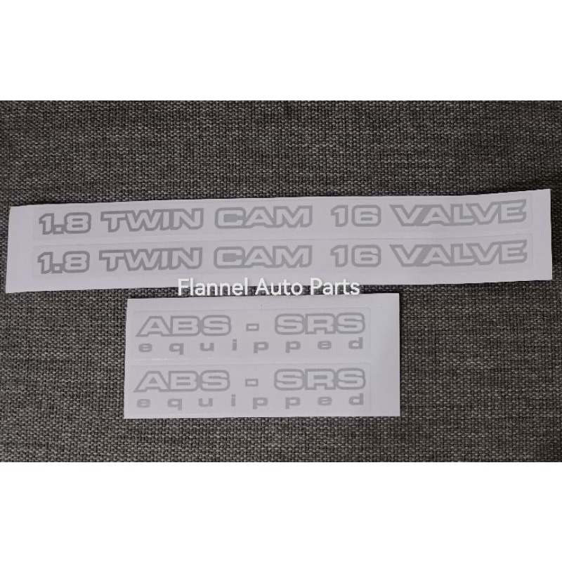 Proton Putra M21 Australia Spec, Sticker 1.8 TWIN CAM 16 VALVE & ABS ...