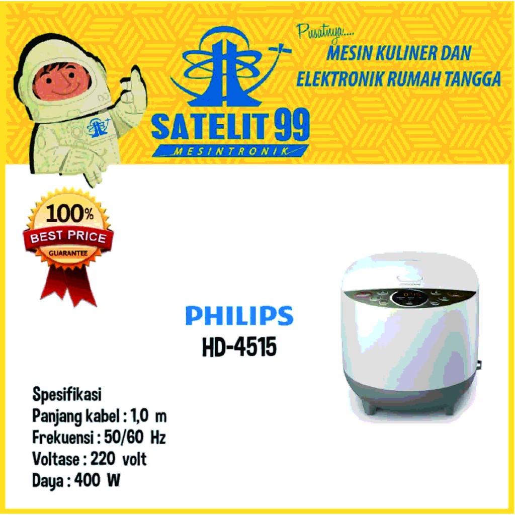 Philips HD-4515 DIGITAL RICE COOKER | Shopee Malaysia