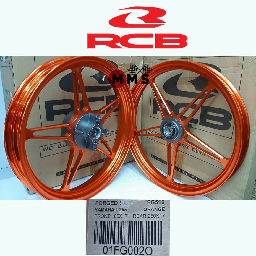 RACING BOY RB SPORT RIM LC5S Speed Forged FG510 V2 Orange | Shopee Malaysia
