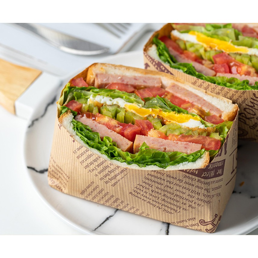 Sandwich / Burger Wrapping / Baking Paper withstands high temperature ...