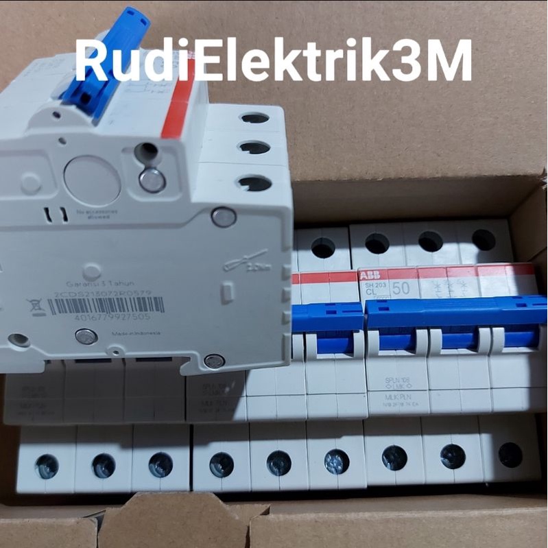 Mcb 3 phase Abb 50A original PLN | Shopee Malaysia