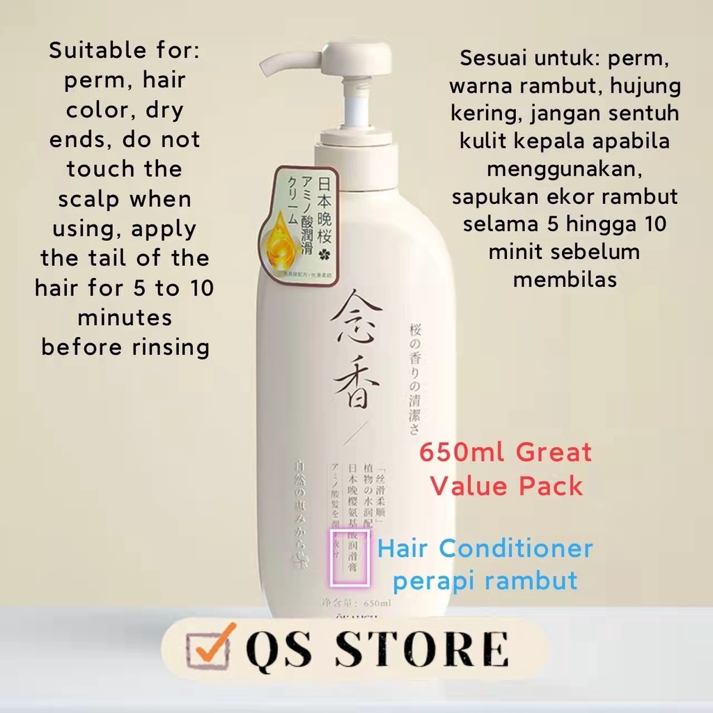 【Ready Stock-100% Original 】650ml Okanen Amino Acid Anti-Dandruff ...