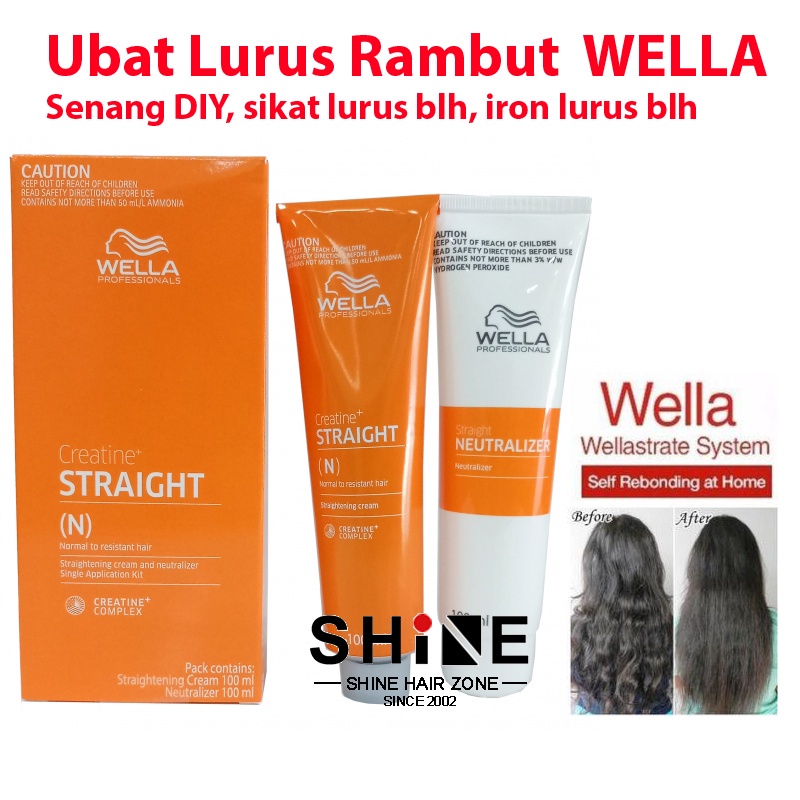 WellaStrate Hair Straight it Ubat Lurus Rambut Wella Rebonding N ...