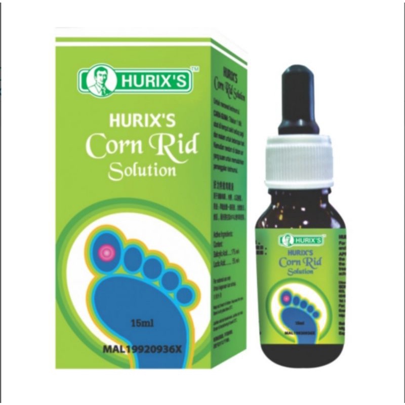 Hurix's Corn Rid Solution (15ml) | Shopee Malaysia