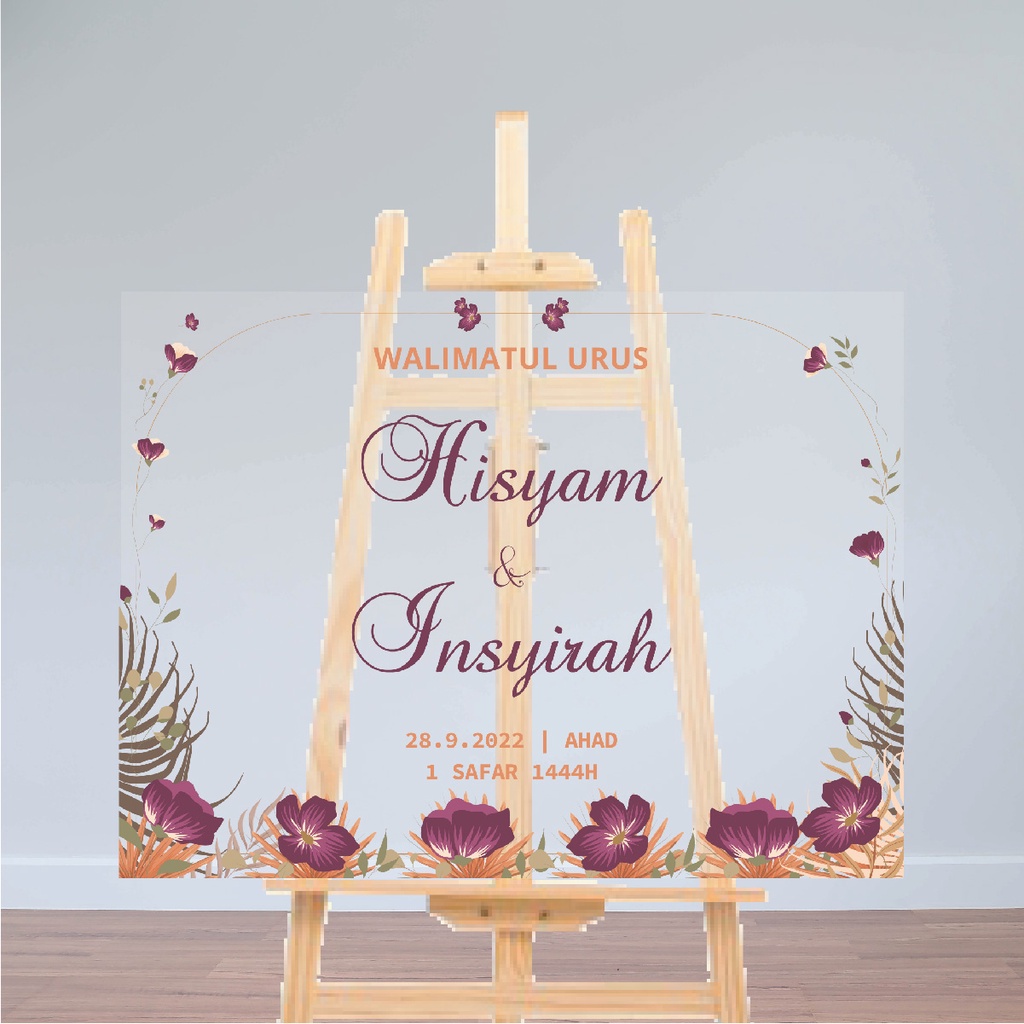 ACRYLIC WEDDING WELCOME BOARD | WEDDING BOARD PRINTED | WEDDING BOARD ...