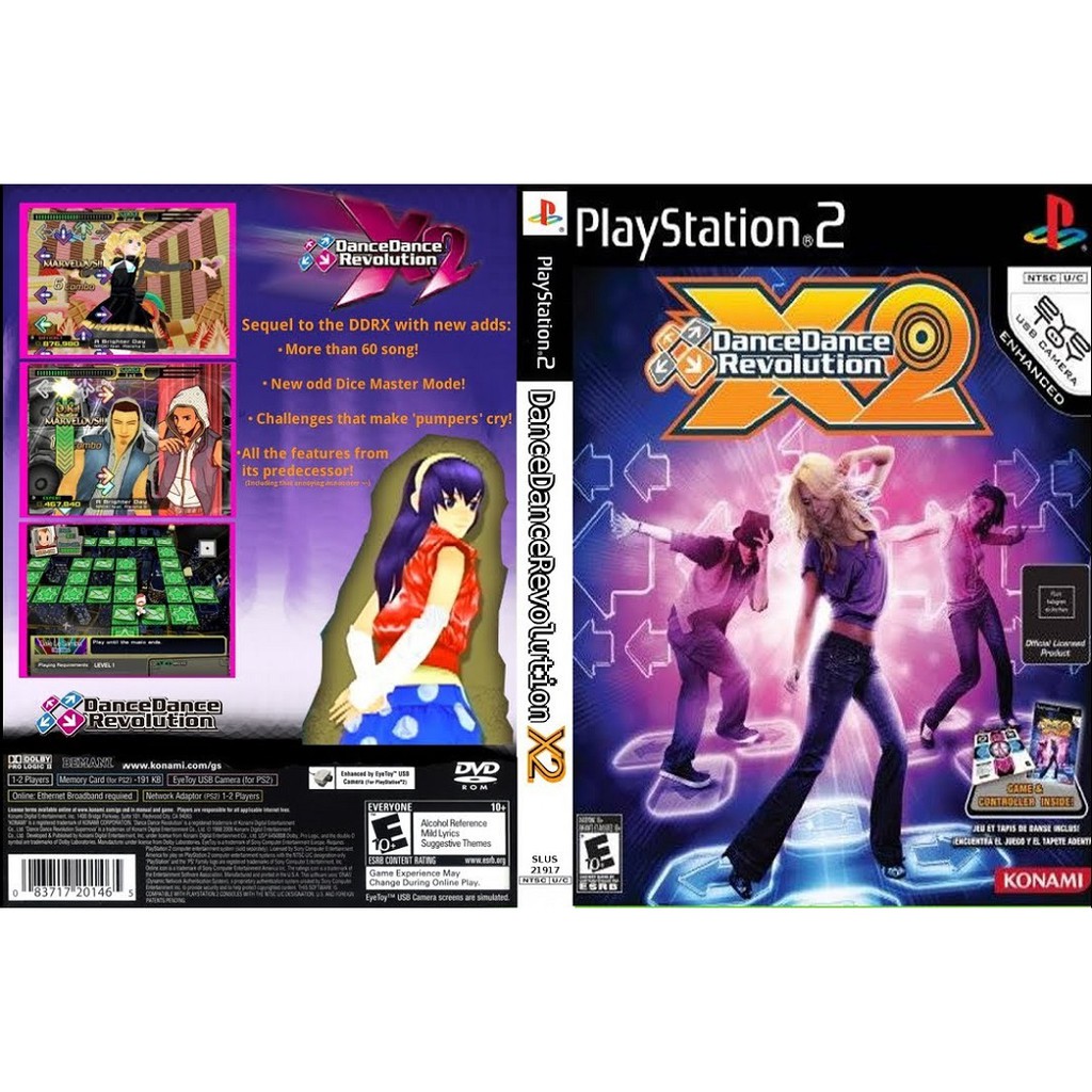 [PS2 Game] Dance Dance Revolution X2 (US) | Shopee Malaysia