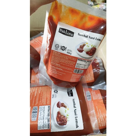 Pak Long Sambal Nasi Lemak 500g | Shopee Malaysia