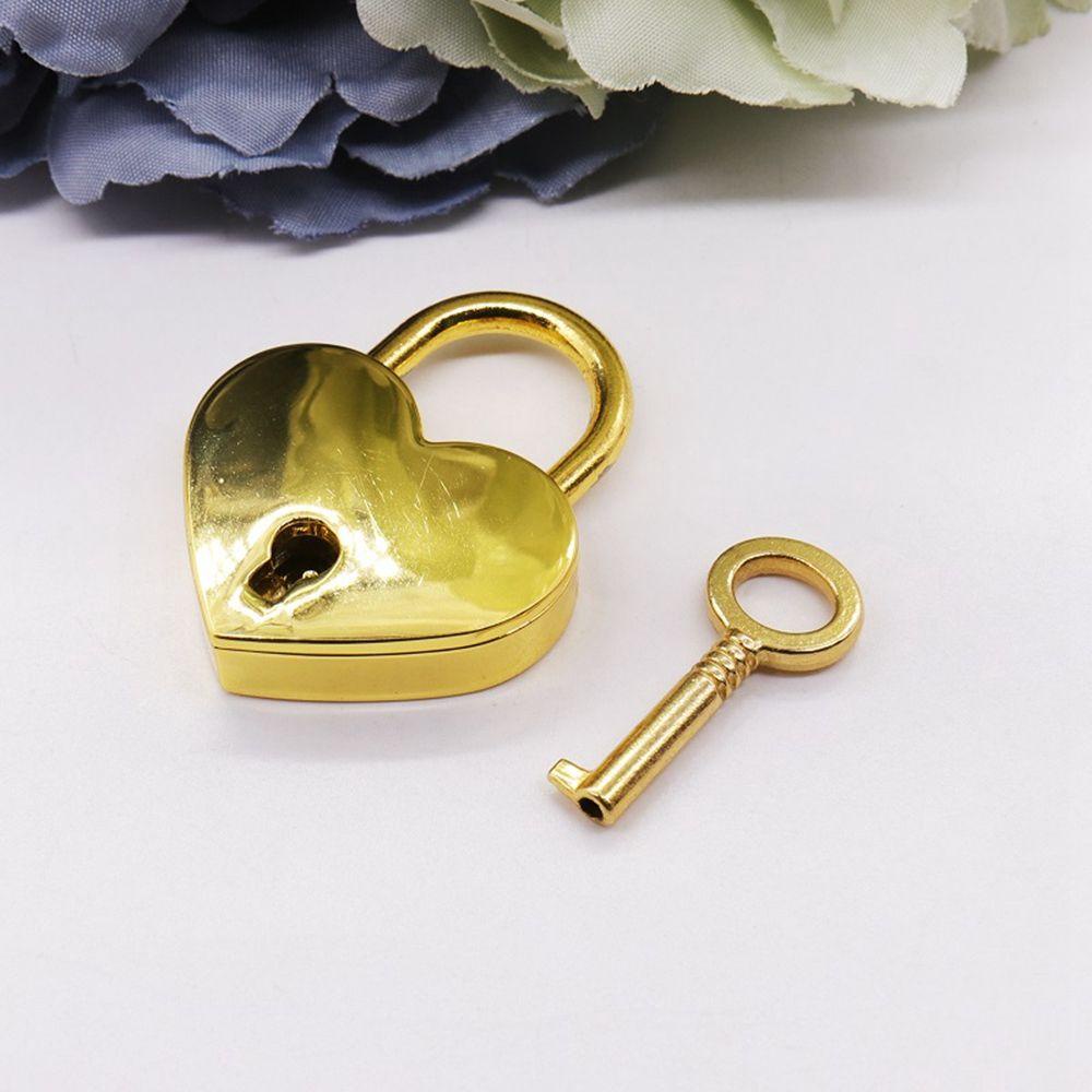 [COD] Locks Diary Book Luggage Mini Travel Heart Shape Wedding Love ...