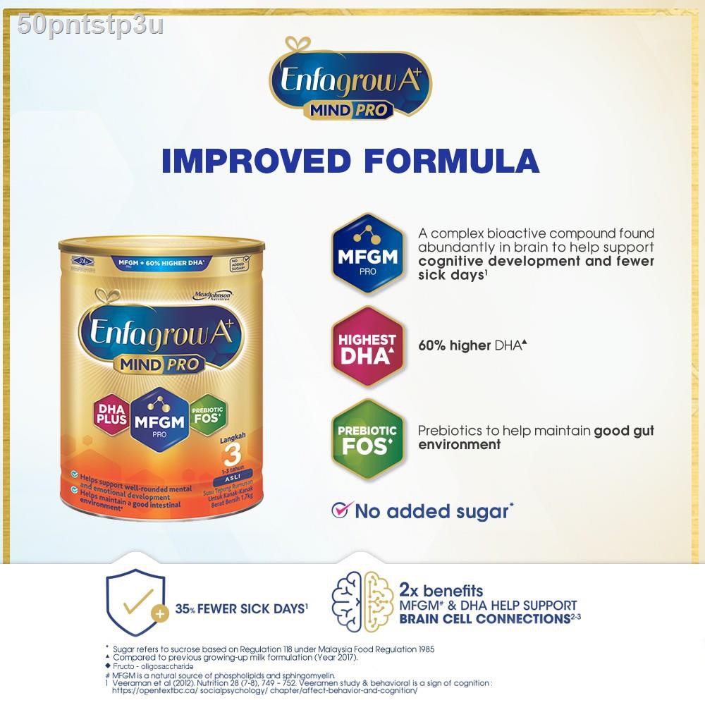 Enfagrow A+ MindPro Step 3 Original - 3.6kg (Milk Formula Powder ...