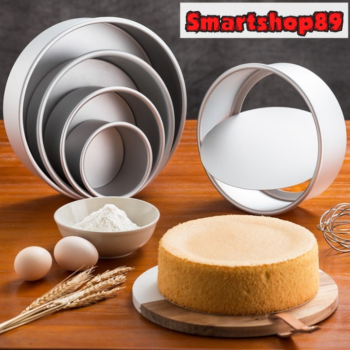 2/4/6/8/10 INCHI ALUMINIUM ALLOY NON STICK ROUND BAKING CAKE MOULD KEK ...