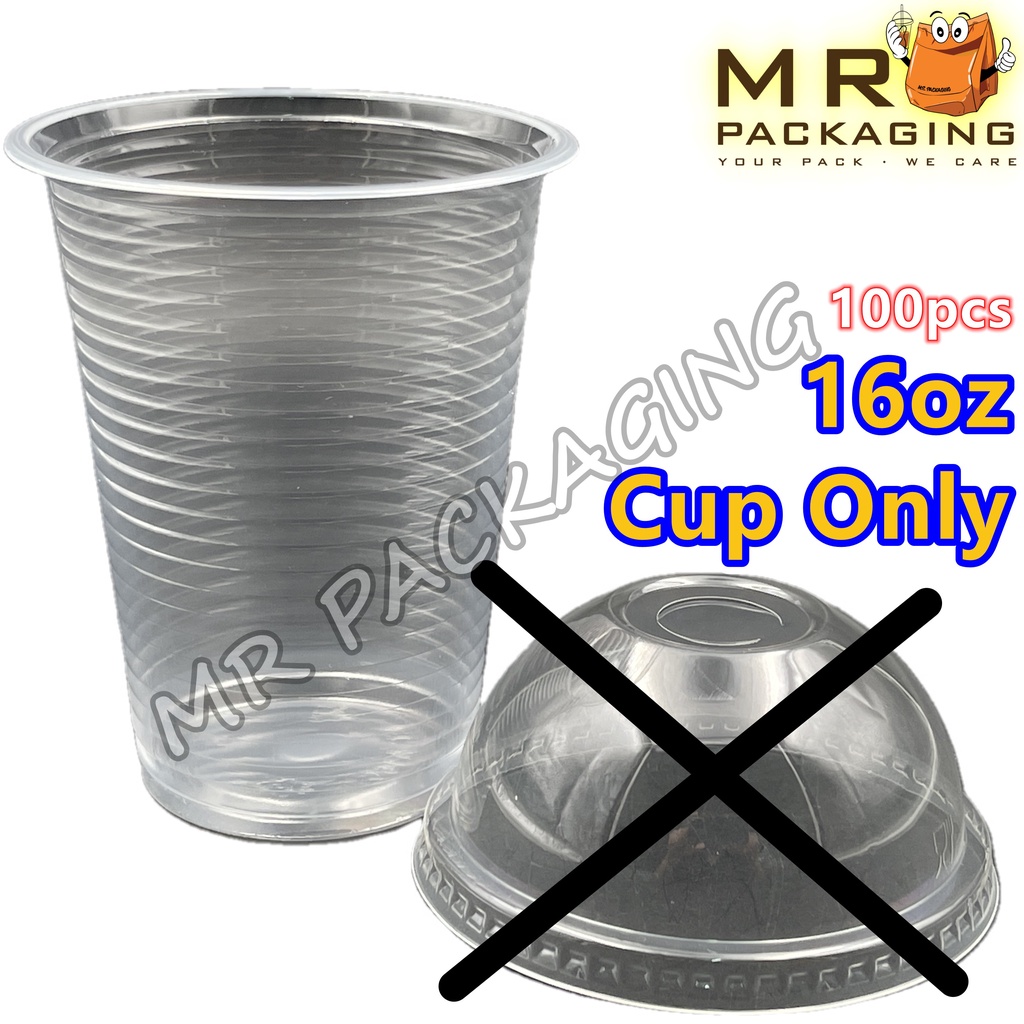 EC 12oz / 16oz PP Cup with " Dome Lid " [ 100sets ] A12C / A16C - 360ml ...