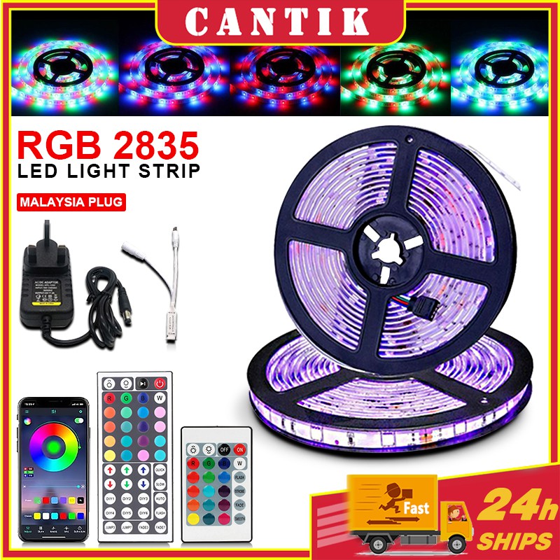 🔥【ready stock】🔥LED Strip Light 20m RGB LED Light Strip 2835 LED Tape ...
