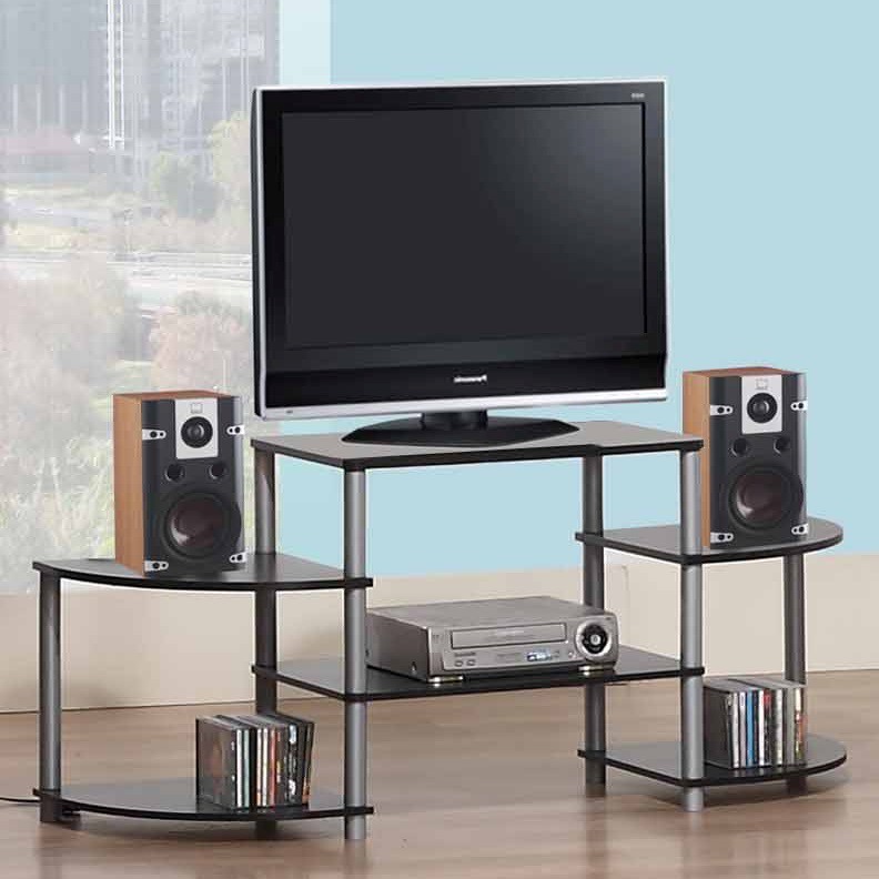 Flexipole TV Rack for TVs up to 32" Rak Tv Almari Ruang Tamu Almari Tv ...