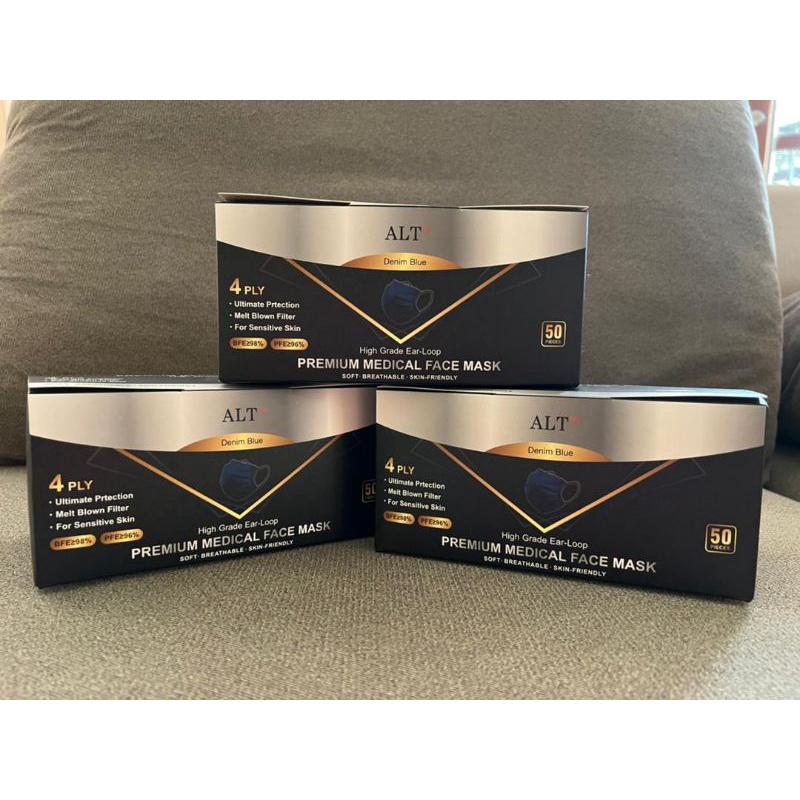 ALT 4PLY Premium Medical Mask (50pcs) | Shopee Malaysia