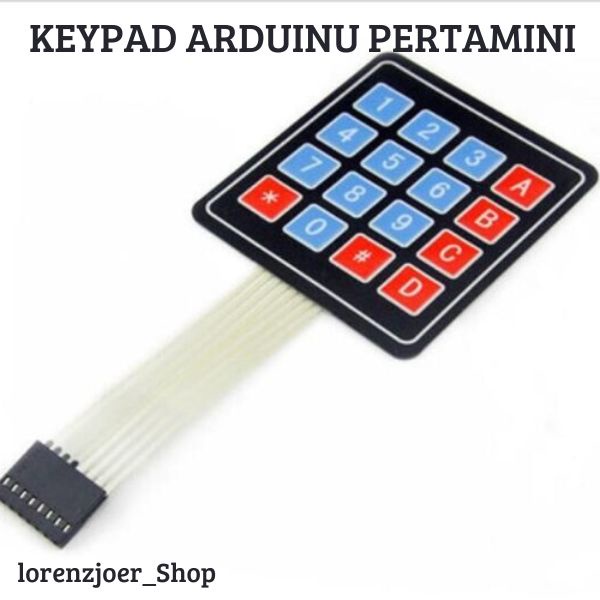 Keypad Arduinu Membrane Keypad 4x4 Matrix Arduino 4x4 Input Keypad Pom 9384