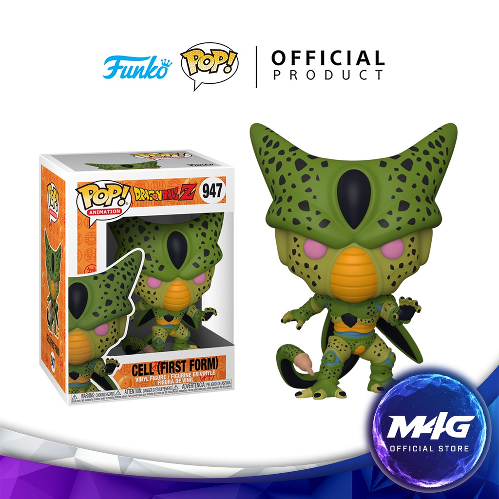 Funko POP! Animation 947: Dragon Ball Z - Cell (First Form) | Shopee ...