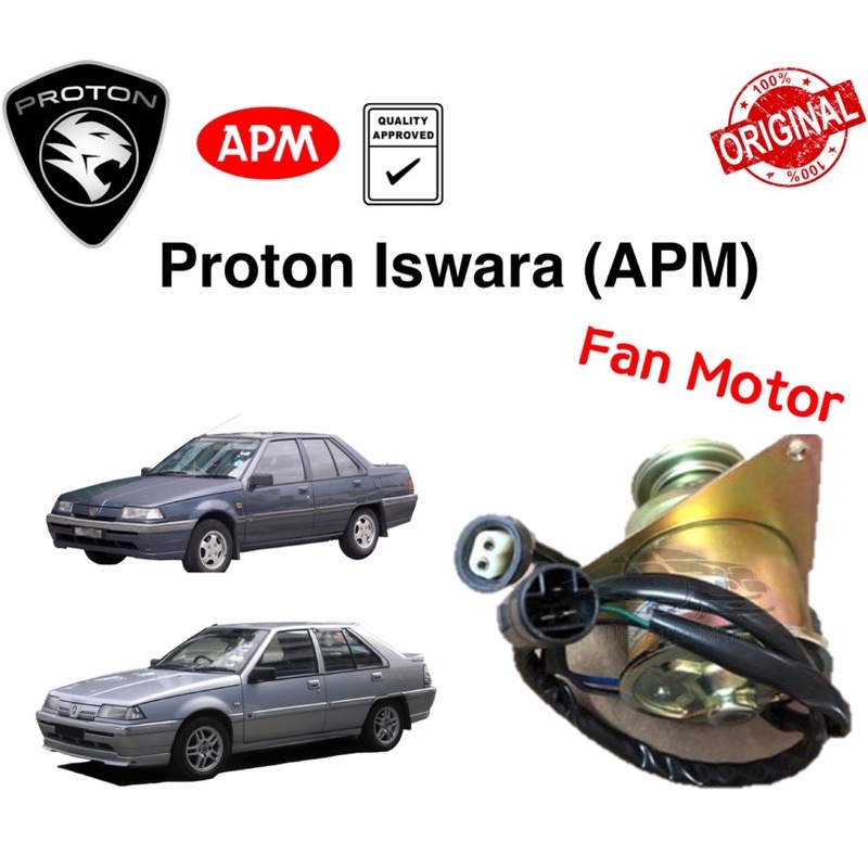 PROTON SAGA ISWARA APM TYPE RADIATOR FAN MOTOR UNDER WARANTY GOOQ ...