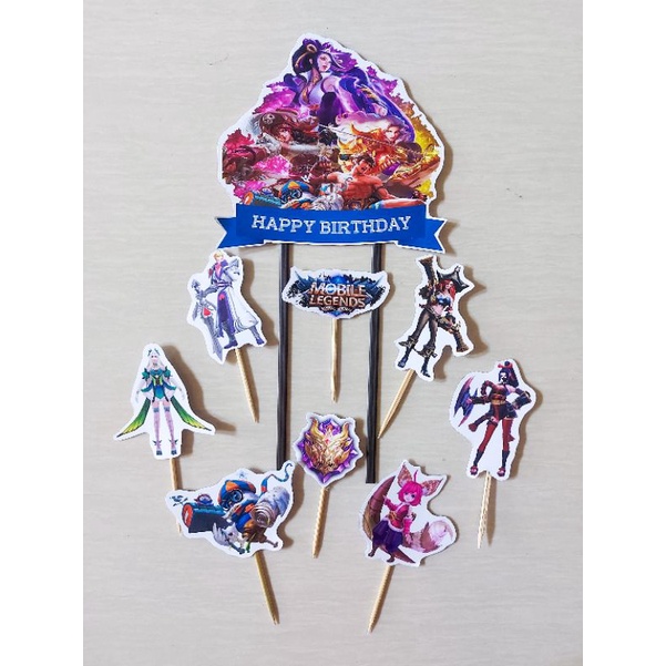 Mobile LEGEND TOPPER/MOBILE LEGEND CAKE TOPPER/MOBILE LEGEND CAKE ...