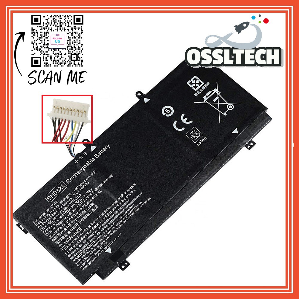 HP Spectre X360 13-W 13-AB 13-AC AC028TU CN03XL SH03XL HSTNN-LB7L ...