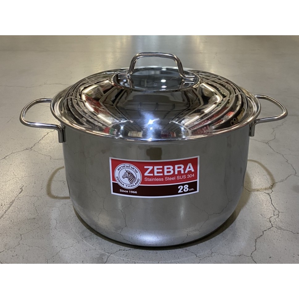 Zebra Amazing II Stainless Steel Soup Pot 28cm Brands | Shopee Malaysia
