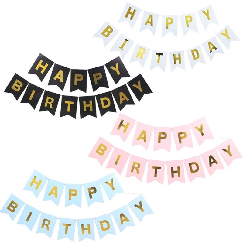 Hbd Banner Bunting Flag Birthday Flag Birthday Flag Birthday Banner ...
