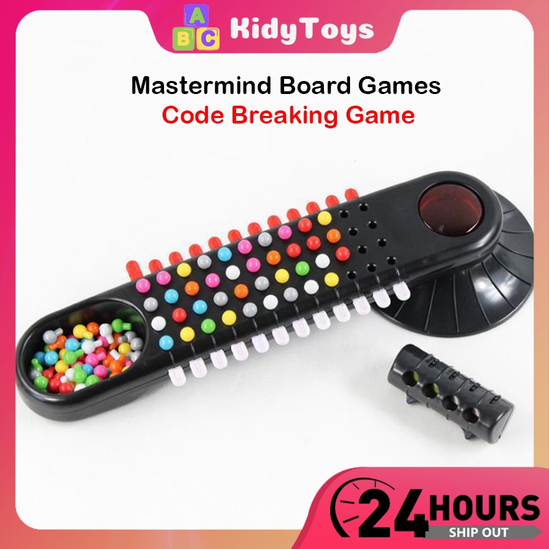 KIDY Educational Toys For Kids Mastermind Board Games Family Puzzle Game Code Breaking Game ...