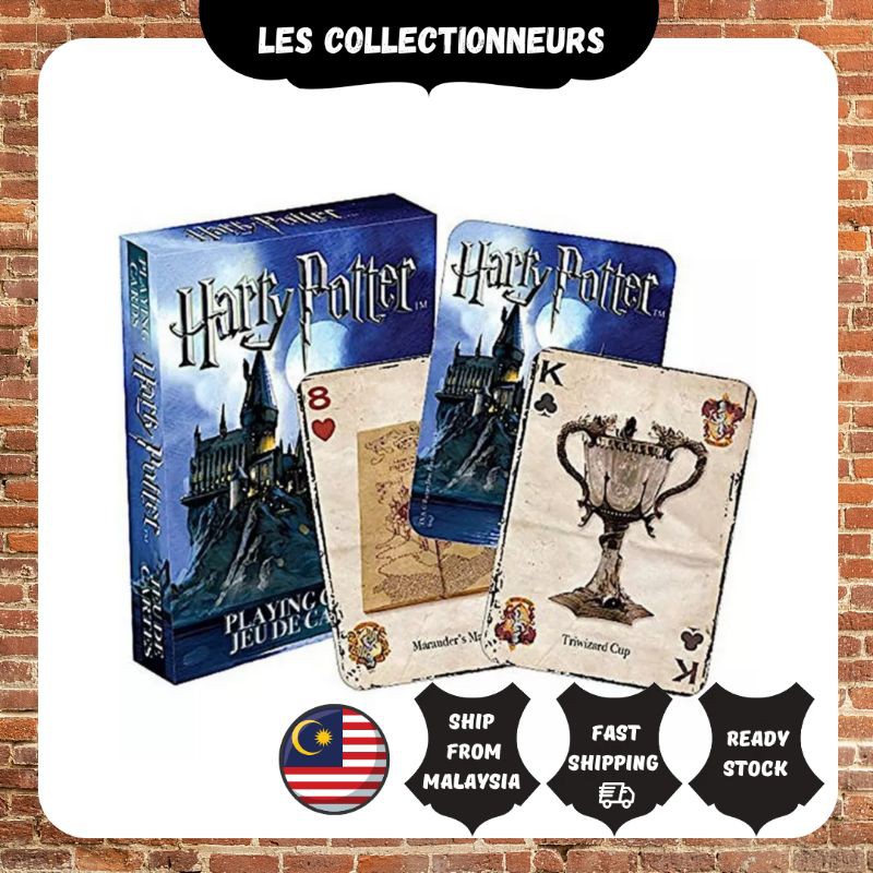 Hobby Playing Cards Magic School Symbols Hogwarts House Poker Card Deck ...