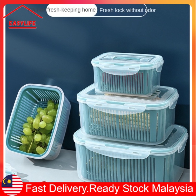 5 in 1 Multifunctional Storage Box Kitchen Refrigerator Fresh-Keeping ...