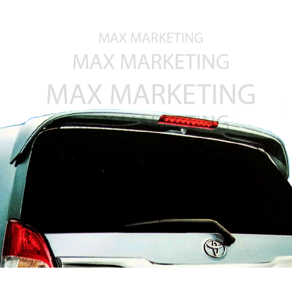 M424 TOYOTA INNOVA 2014 SPOILER WITH LED FIBERGLASS SKIRT LIP BODYKIT ...