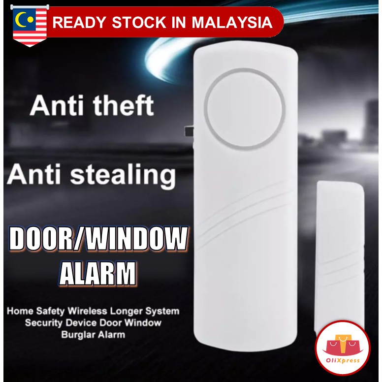 Window Alarm 90db Loud Sound Door Home Safety Security Keselamatan ...