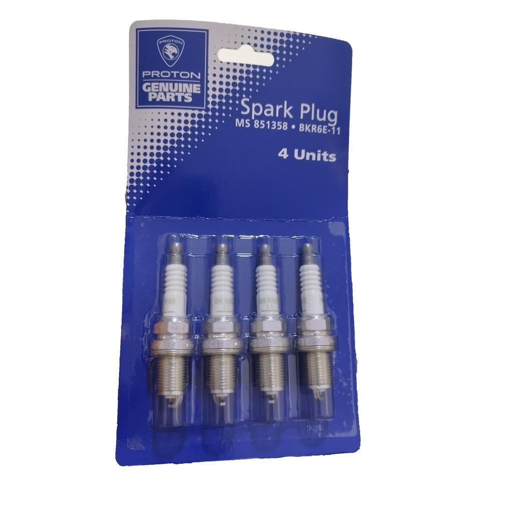 NGK BKR6E-11 Genuine Spark Plug For Proton Wira, Waja, Nissan Sentra ...