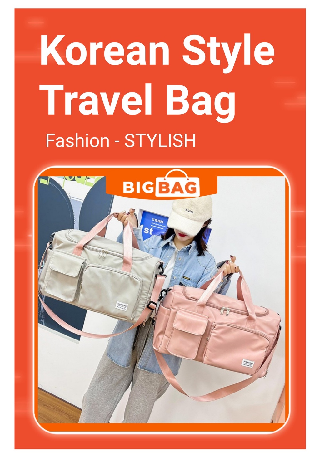 Travel Bag Duffel Bag Waterproof Beg Baju Travel Murah Beg Travel Balik ...