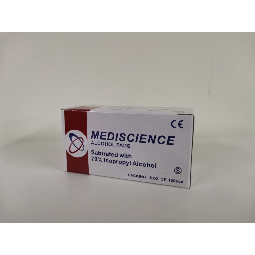 Alcohol Swab, MediScience,100 Pcs/Box | Shopee Malaysia