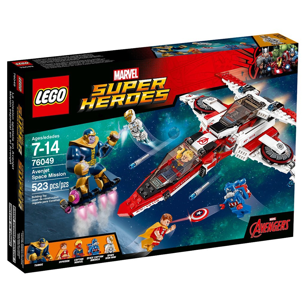 LEGO 76049 Marvel Super Heroes Avenjet Space Mission (Retired Set ...