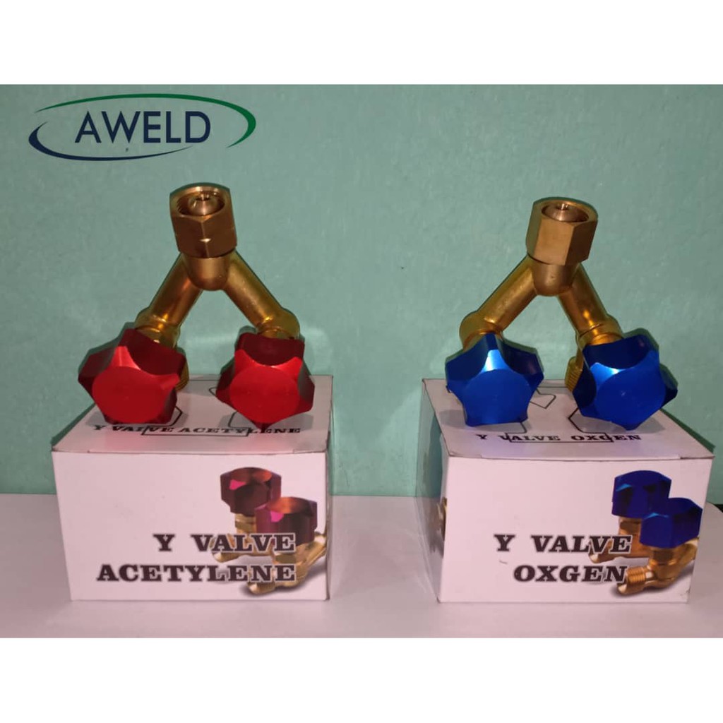 Aweld Acetylene/Oxygen Y Valve | Shopee Malaysia