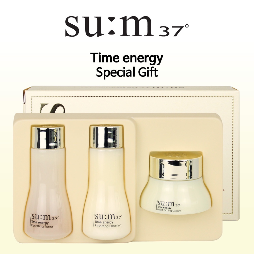 Su:m37 Time energy Special Gift 3pcs Korea cosmetics Moisturizing Anti ...