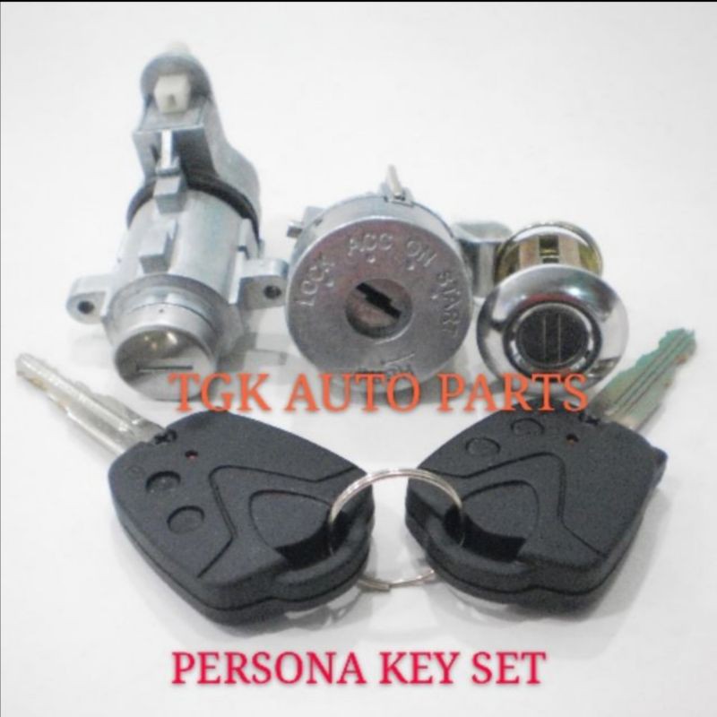 PROTON PERSONA OLD MODEL STARTER KEY WITH DOOR KEY LOCK SET (NEW ...