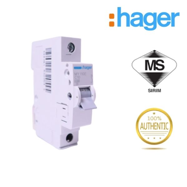 [Full Range] Hager MY Series 1 Pole MCB 4.5KA With Sirim Approve | Shopee Malaysia
