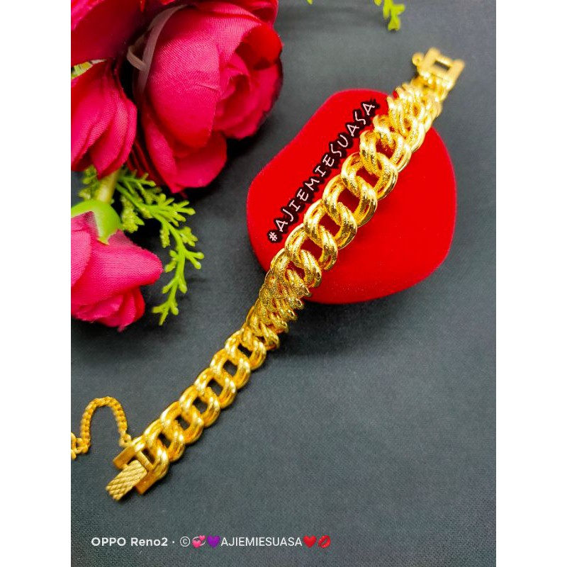 🔥HOT DESIGN🔥 GELANG TANGAN COCO 1.3CM DEWASA (SUASA) | Shopee Malaysia