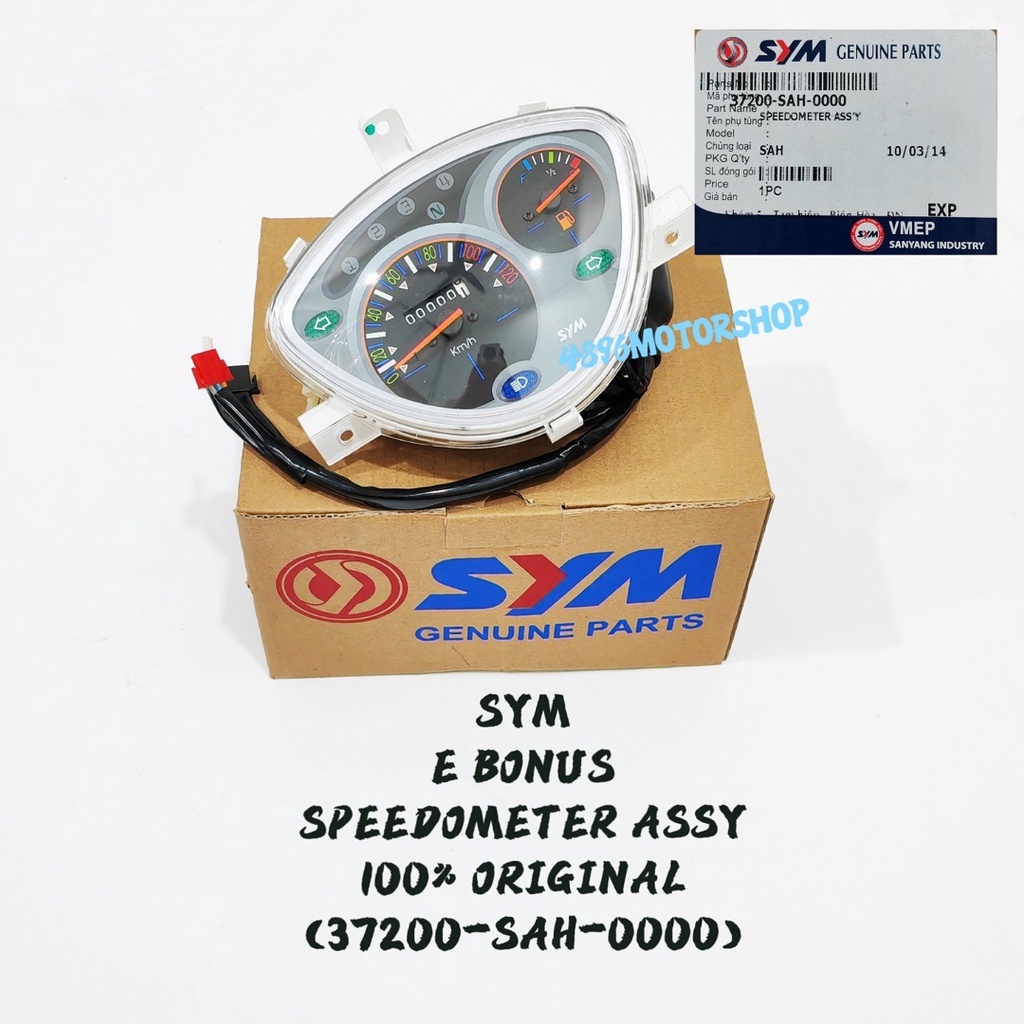 100% ORIGINAL SYM E BONUS E-BONUS 110 E BONUS110 METER SPEEDOMETER ASSY ...
