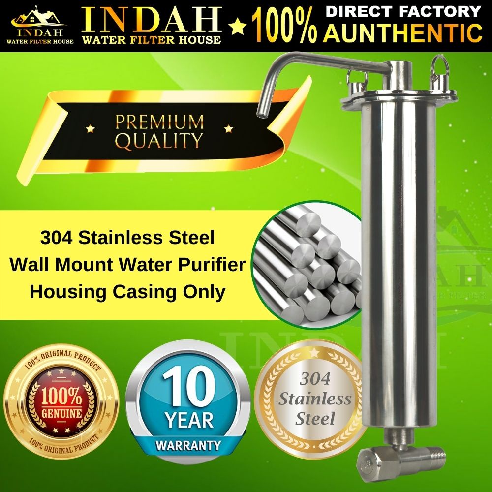 INDAH 304 Stainless Steel Wall Mount / Countertop Water Purifier ...