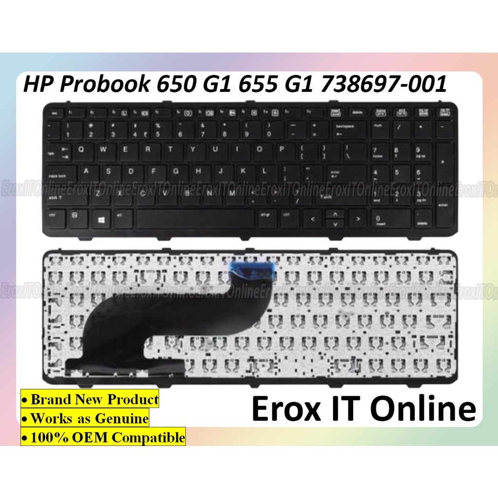 HP Probook 650 G1 655 G1 Series 738697-001 Laptop Keyboard | Shopee ...