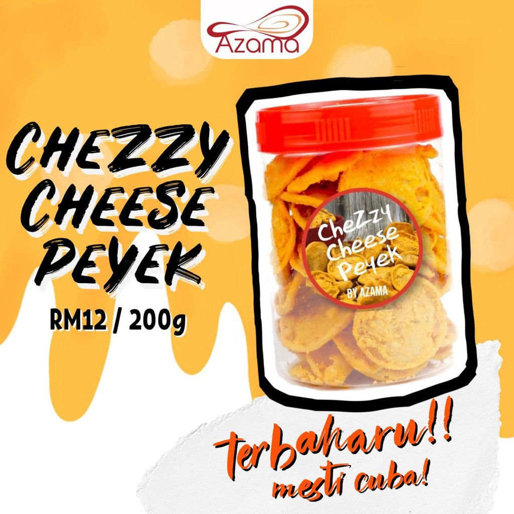(Readystock) Chezzy Cheese Peyek (Azama) | Shopee Malaysia